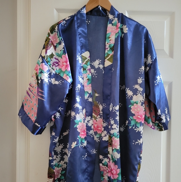Mei Ye Si Da | Intimates & Sleepwear | Mei Yesi Da Blue Floral Peacock ...